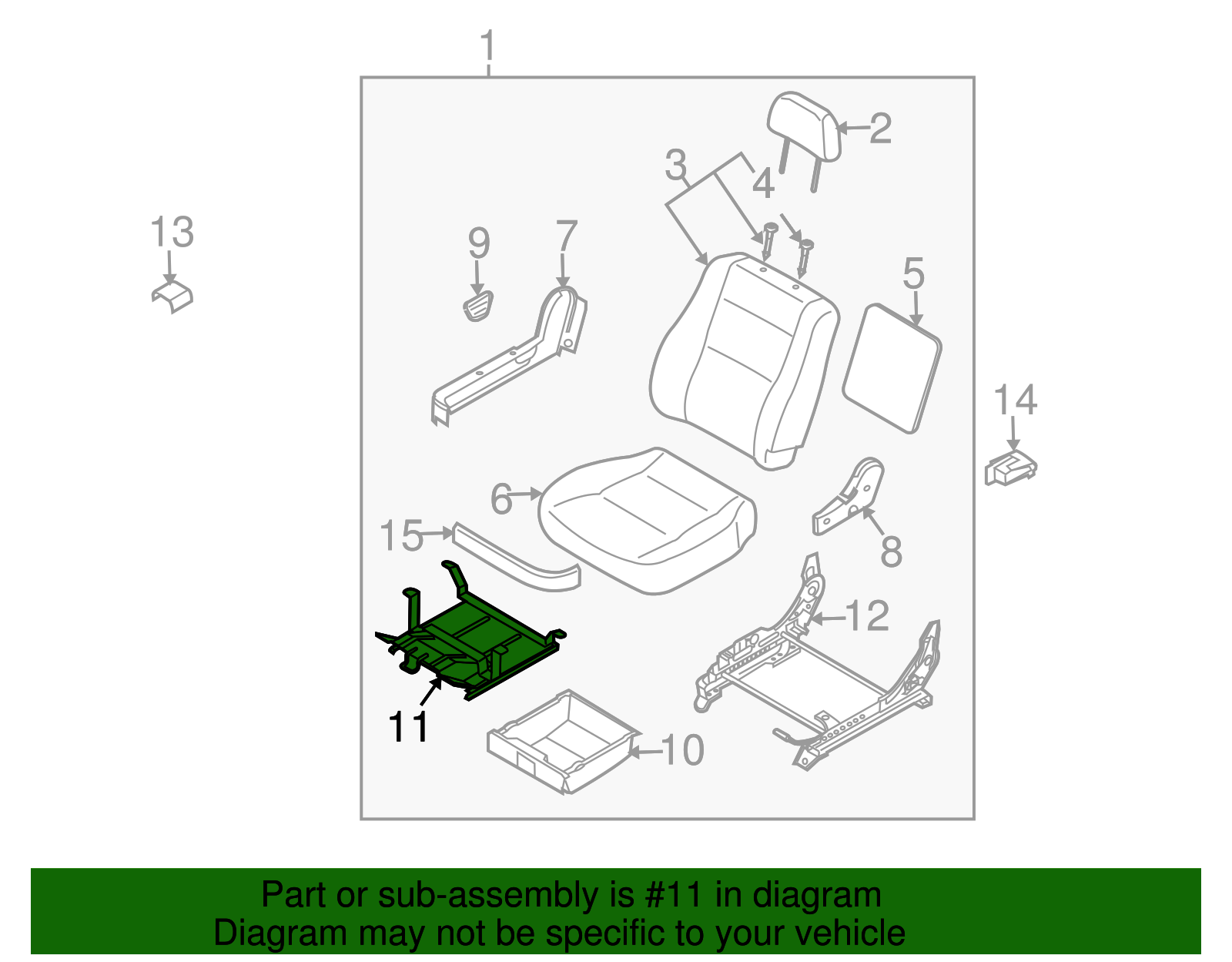 2003-2008 Kia Sorento Frame 88220-3E000 | OEM Parts Online