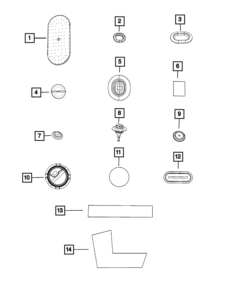 2001-2025 Mopar OEM NEW 07-2018 Mopar Jeep Wrangler JK Wrangler Front ...