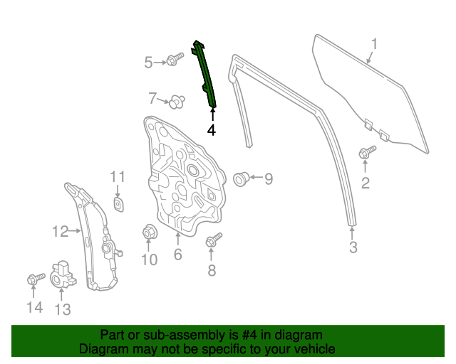 KB7W-73-6AY - Rear Channel - 2017-2024 Mazda CX-5 | Mazda Swag
