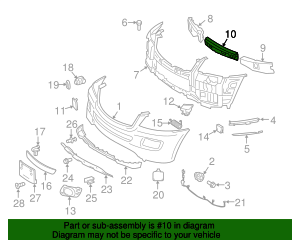 2006-2014 Mercedes-Benz Impact Absorber 164-880-02-35 | Mercedes-Benz Parts