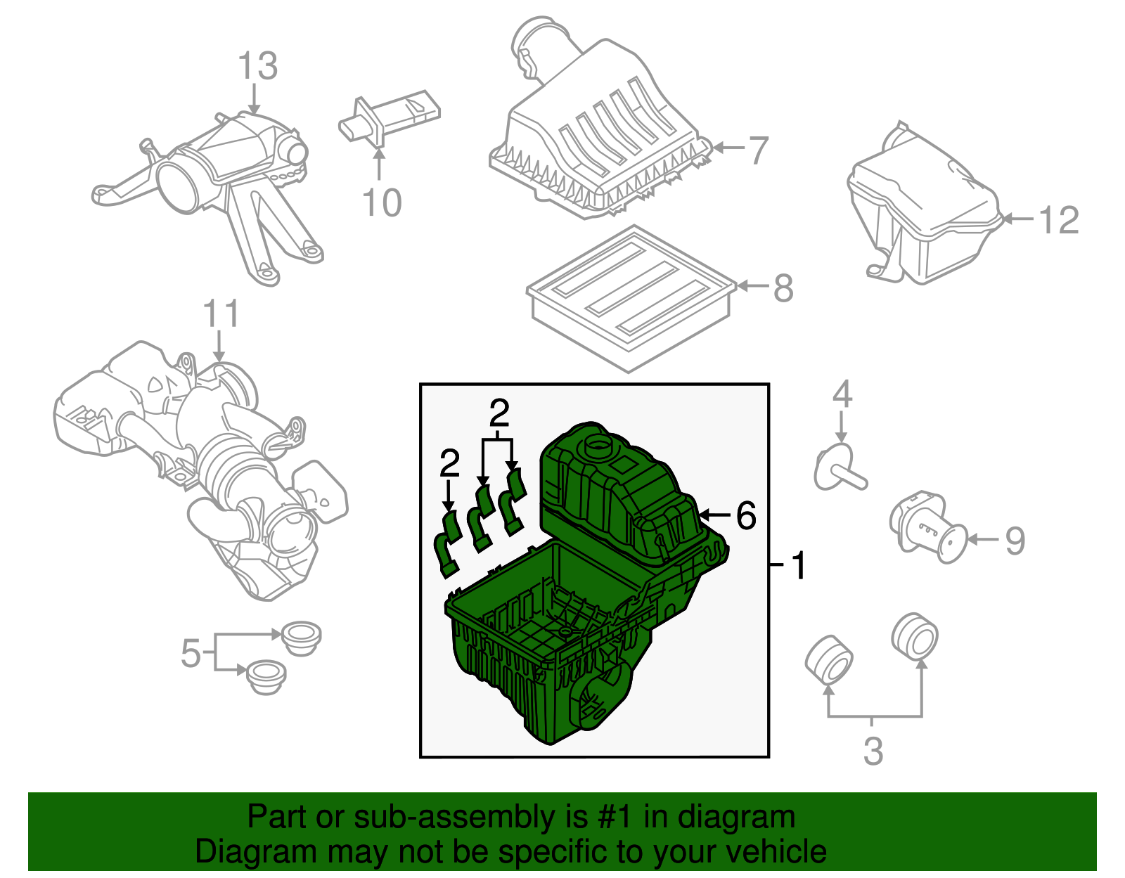 2010-2014 Ford Expansion Tank AL1Z-8A080-A | Varsity Ford
