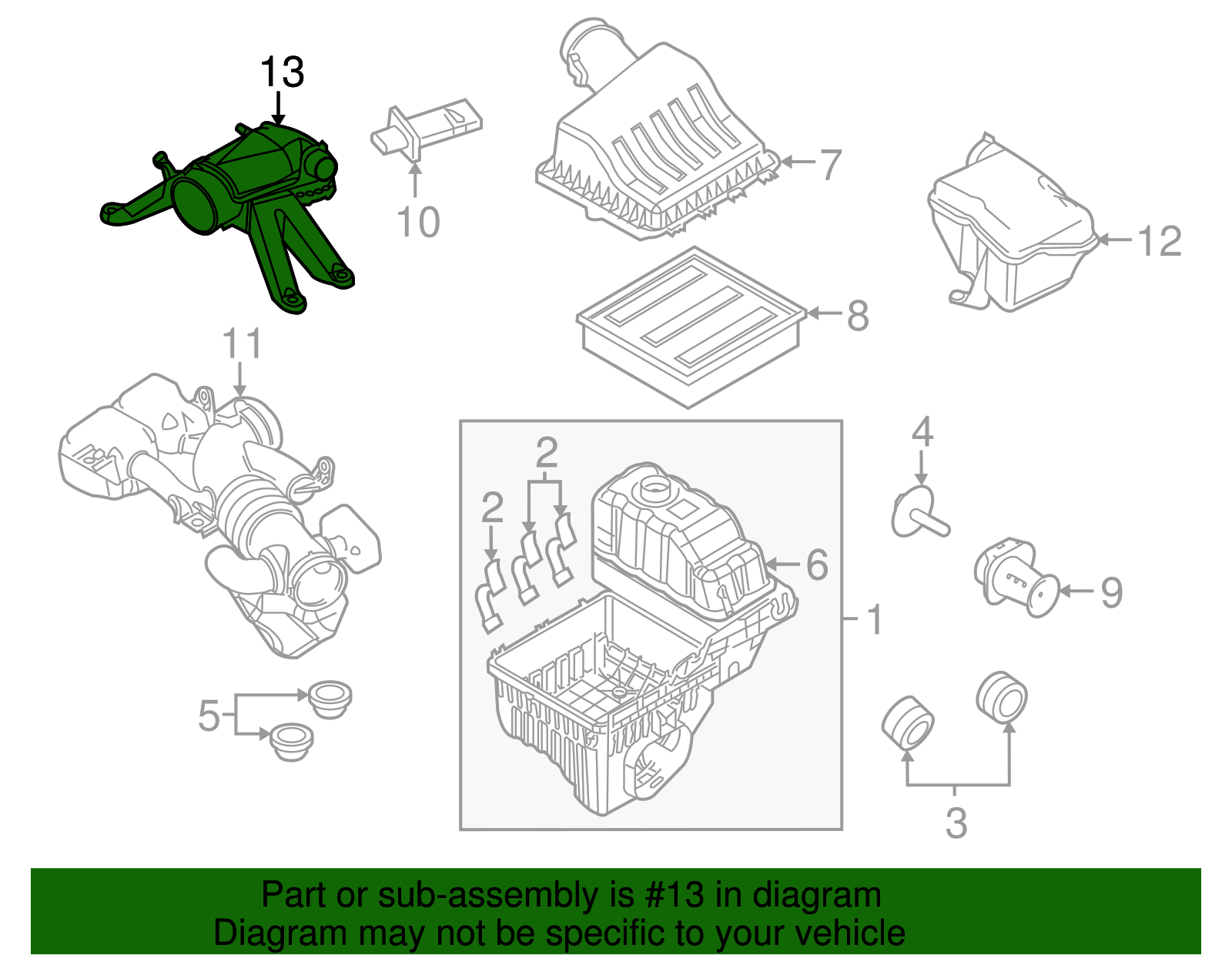 9L3Z-9A589-A - Connector Tube 2009-2014 Ford | Big 3 Auto Parts