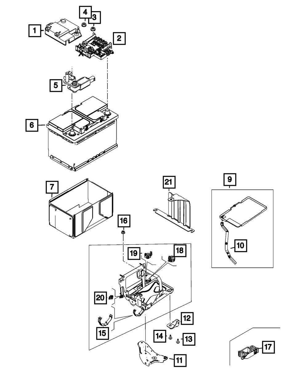 2024-2025 Dodge Hornet Battery Module 68516192AA | Mopar Online Parts