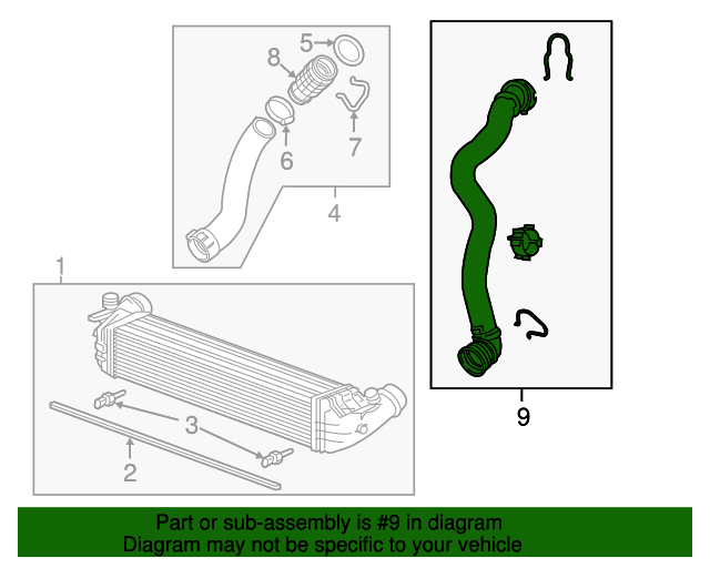 2017-2019 Chevrolet Cruze F Hose 39201788 | GMPartsNow
