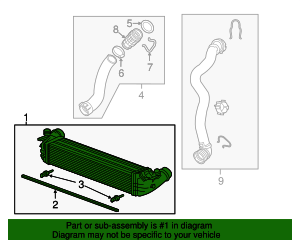 2017-2019 Chevrolet Cruze Charge Air Cooler 39116551 GM | GMPartsDirect.com