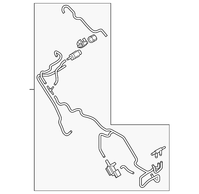 2018-2020 Audi Vacuum Tube 06M-131-055-FE | Genuine Audi Parts