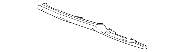 2021-2024 GMC Galvano Silver Front Bumper Fascia Lower Molding Package ...