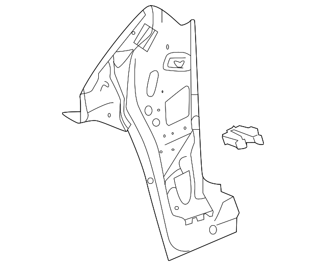 84482958 GM Passenger Side Body Hinge Pillar Inner Panel | GM Parts Store