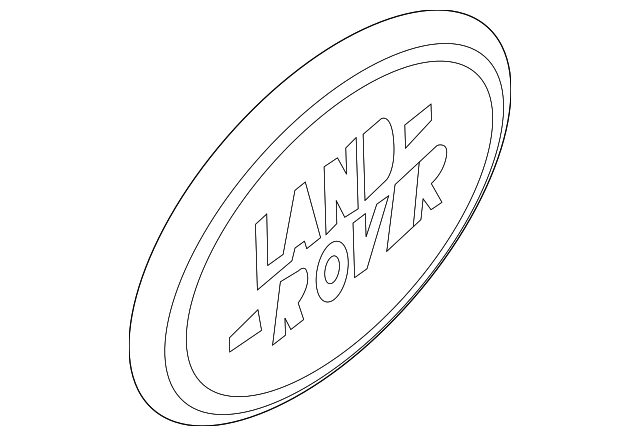 Genuine Hatch Emblem for 2013-2023 Land Rover | Land Rover Part ...