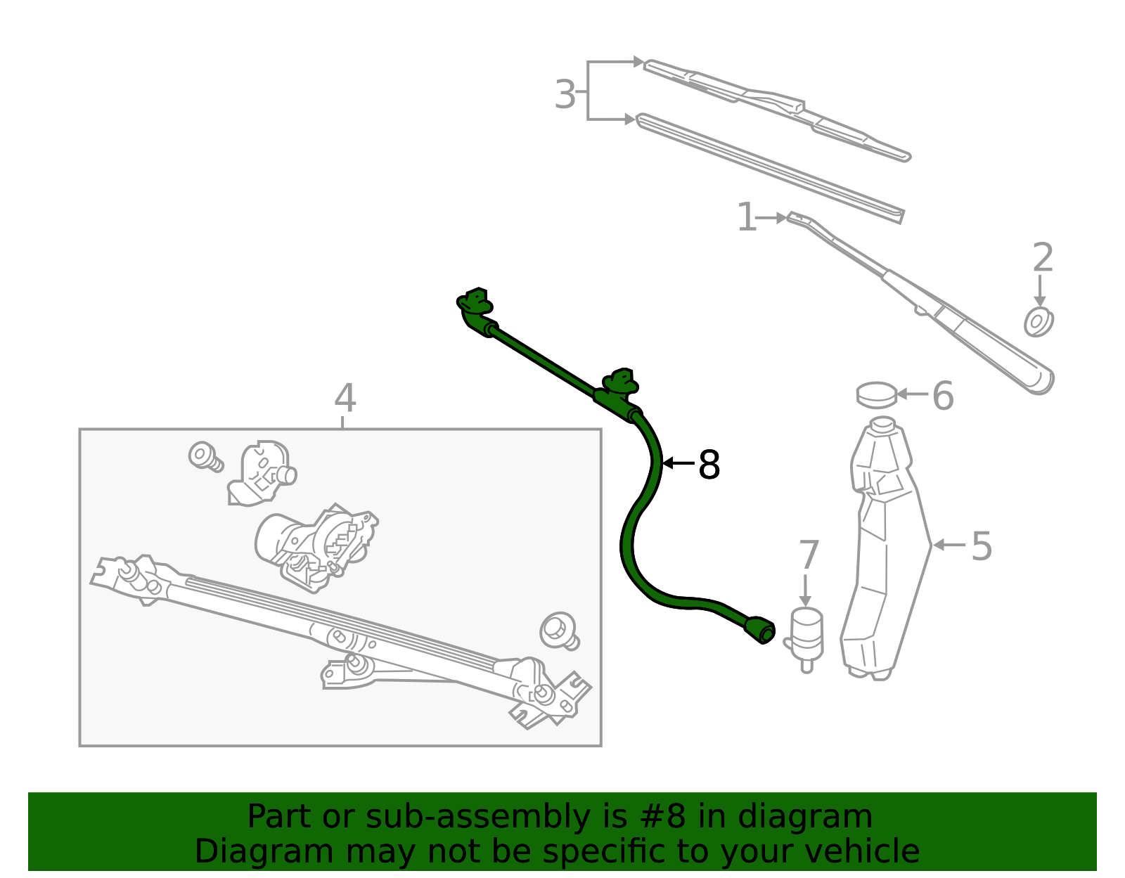 12363356 - 1996-2022 GM - Windshield Washer Pump Hose | My GM Part