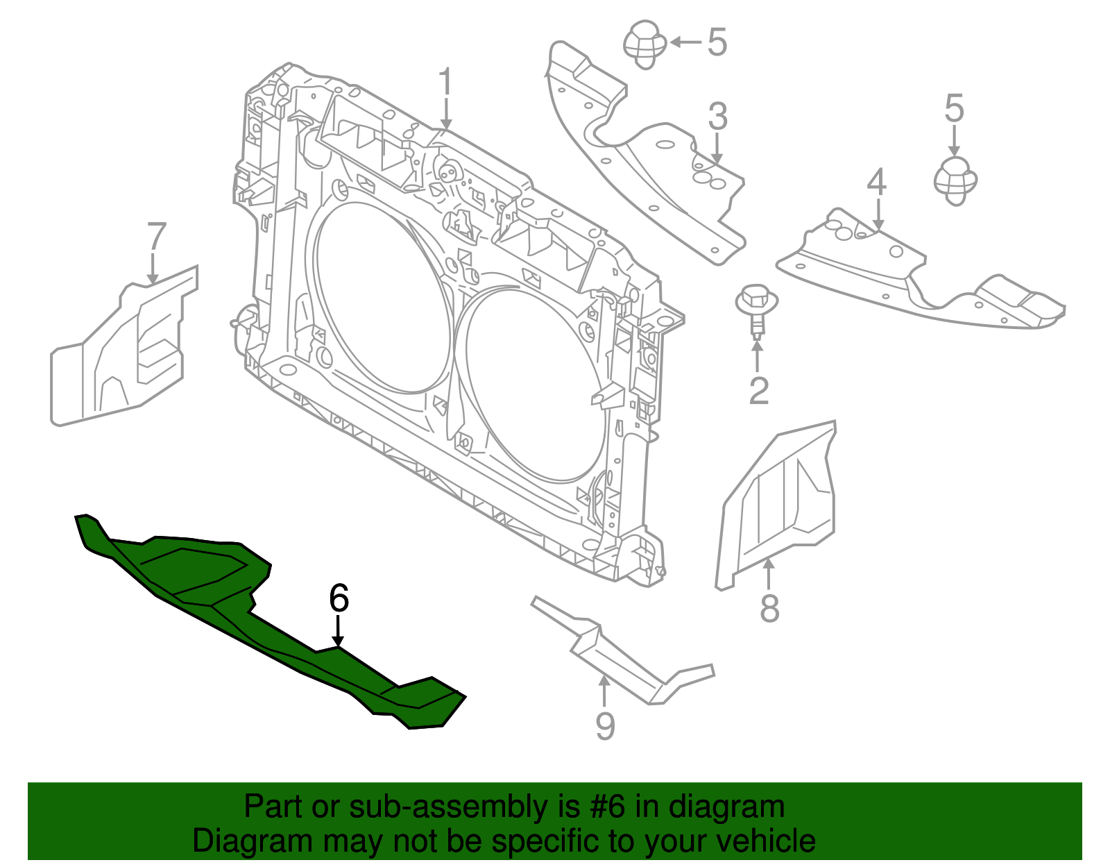 75892-1AA0A - Under Cover 2009-2014 Nissan Murano | Nissan Parts ...