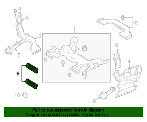 88570-60152-B0 - Air Outlet Vent - 2008-2020 Toyota Land Cruiser ...