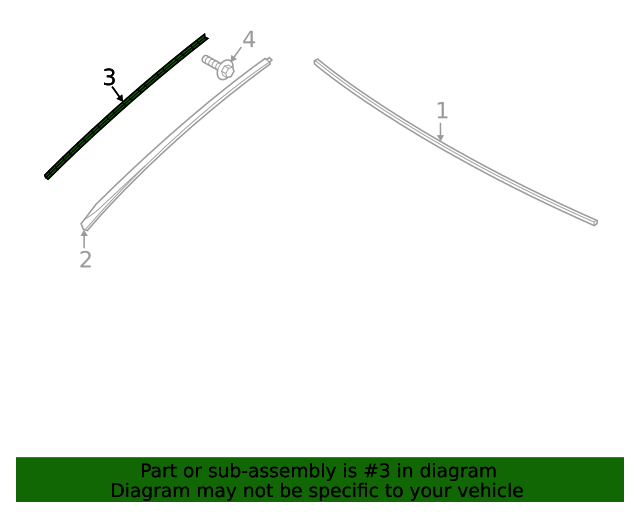 2021-2022 Genesis G80 Side Molding Retainer Bracket 86137-T1000 | OEM ...