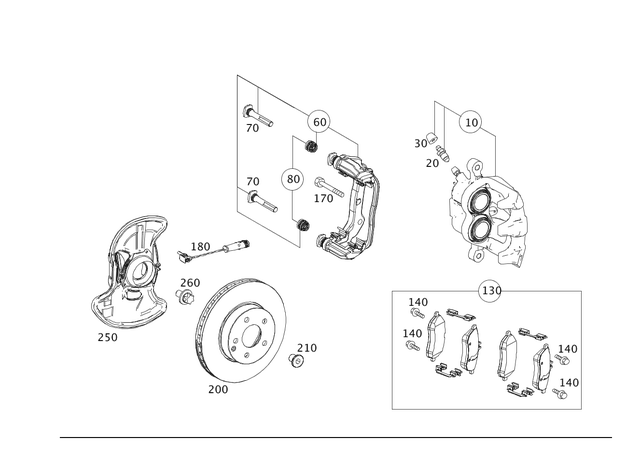 Brake Pad 000-420-93-04-90 | MB OEM Parts