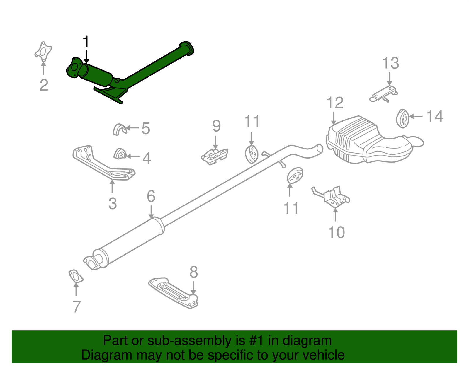 2003-2007 Volvo | Front Pipe | 36000188 | My Swedish Parts