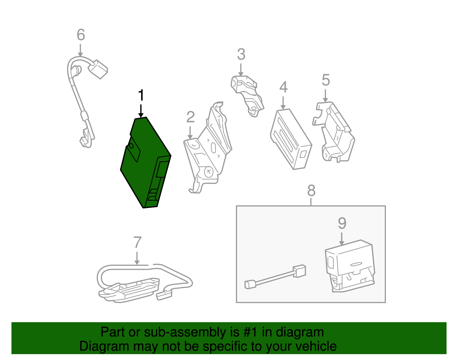 Transceiver, Telemat 86741-33041 | Retail Performance Auto Parts