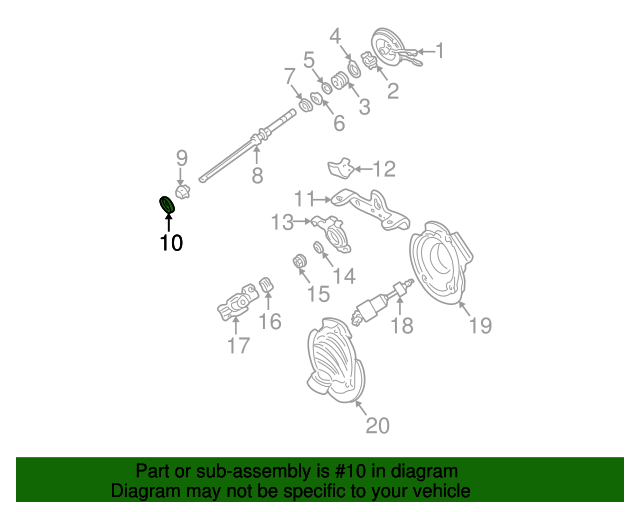 1992 2007 Ford OEM Steering Column Bearing F4DZ 3517 C OEM Ford Parts 1992-2007-ford-oem-steering-column-bearing-f4dz-3517-c-oem-ford-parts