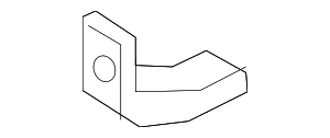 2018-2022 Hyundai Accent Impact Bar Lower Bracket 86637-J0000 | QuirkParts