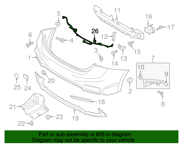 2018-2022 Hyundai Accent Harness 91890-J0040 | OEM Parts Online
