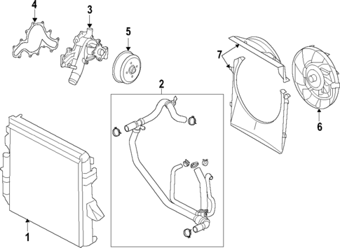 Cooling System for 2006 Land Rover LR3 | Land Rover Parts Counter