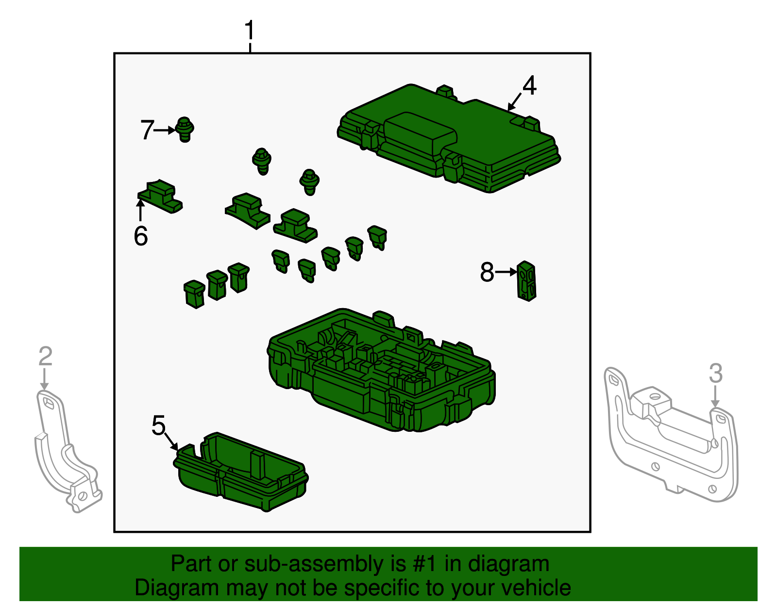 38250-SCV-A02 - 2007-2011 Honda Element - Box Assembly Relay | Honda ...