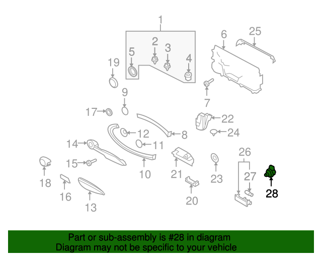 2007-2015 Mini Switch f mirror adjust./fldng bck funct. 61-31-3-422-622 ...