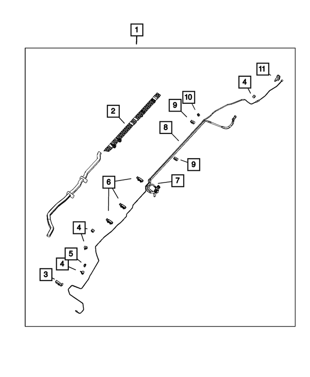 2021-2024 Ram 1500 Vapor Tube 68452782AA | Mopar Auto Parts Direct