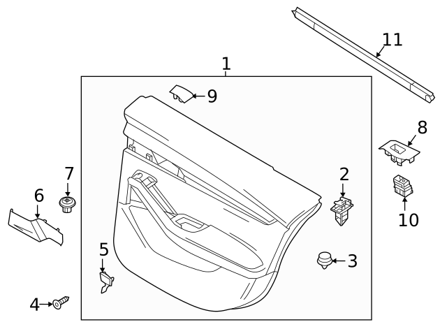 2019-2020 Mazda 3 Upper Trim - Driver's Side (LH) BEKJ-59-334A-02 ...