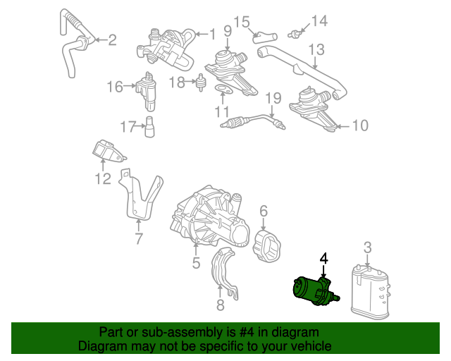 000-476-83-32 - Purge Control Valve Mercedes-Benz USA Parts