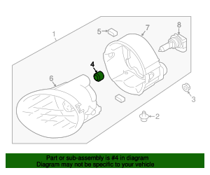 2003-2019 Subaru Cap 84956AE050 | TascaParts.com