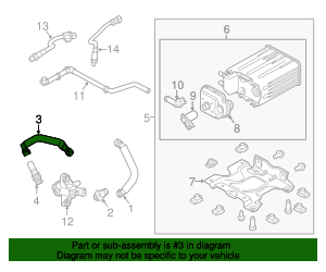 2010-2016 Ford PCV Hose AL3Z-6A664-A | OEM Parts Online
