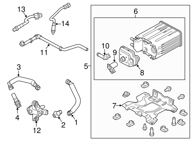 2006-2023 Ford PCV Valve 7L3Z-6A666-A | OEM Parts Online