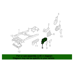 2009-2017 Volkswagen CC Seat Switch 8K0-959-748-B | OEM Parts Online