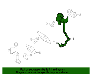 222-540-94-00 - Drive Motor Battery Pack Charging Port Assembly 2015 ...