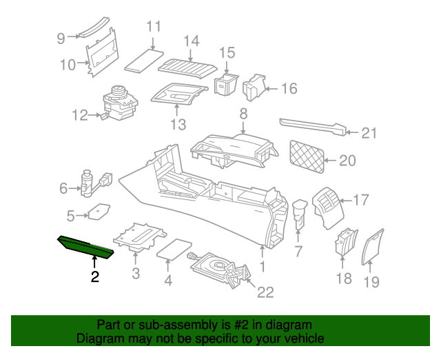 2010-2013 Mercedes-Benz E 63 AMG® Side Trim 212-690-24-62 | MB OEM Parts