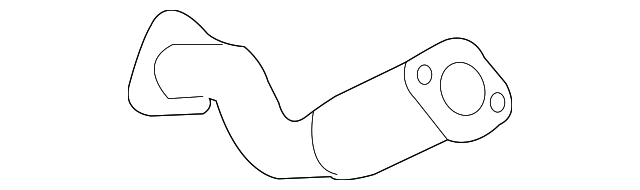 2009-2012 GM 3-Way Catalytic Converter with Flanges and Studs 19418970 ...