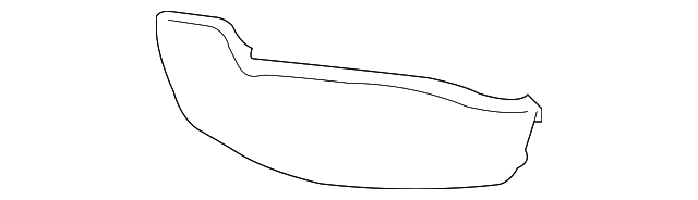 2007-2017 GM Ebony Rear Driver Side Seat Cushion Trim Panel 15901488 GM ...