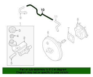 2017-2022 Nissan Rogue Sport Vacuum Hose 47401-4CE1A | Temecula Nissan ...