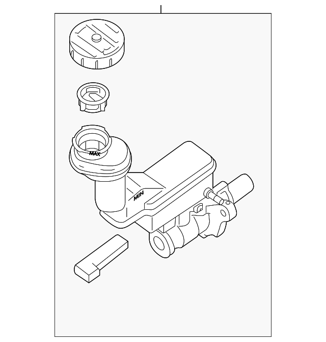 D6010-4BA5A - Master Cylinder 2017-2023 Nissan | Nissan Parts ...