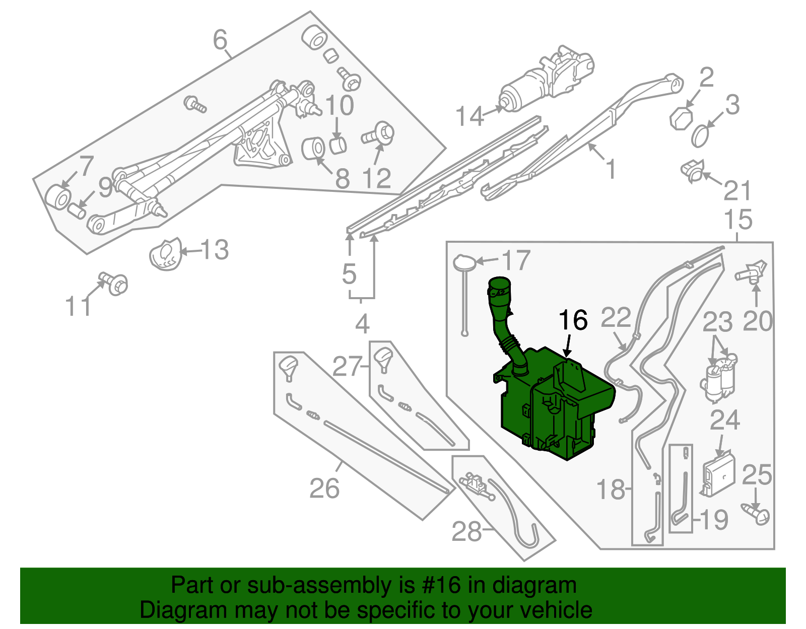 2007 Subaru Impreza Tank 86631FE080 | Subaru Parts Guys