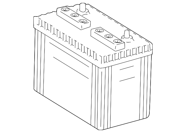 00544-35060-550 - Vehicle Battery - 1987-2024 Toyota | OEM Genuine ...