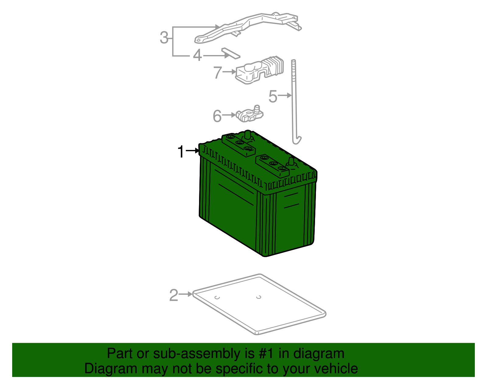 00544-35060-550 - Vehicle Battery 1987-2024 Toyota | Longo Toyota Parts