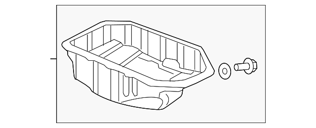 11200-R5A-000 - Pan Assembly Oil - 2012-2014 Honda CR-V | Genuine Honda ...