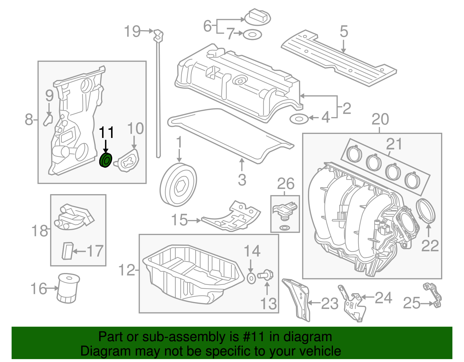 91214-R11-A01 - 2010-2015 Honda - Oil Seal (80X98X10) | Honda Car Parts ...
