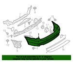 Genuine BMW 51-12-7-371-884 | Bumper Cover | FREE Shipping on Most ...