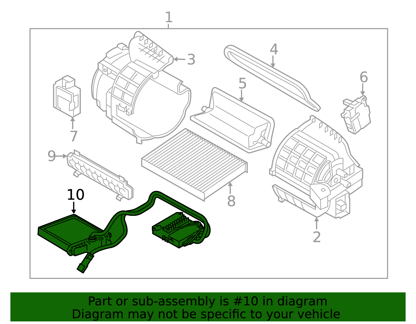 97191-E4000 - Heater Assembly 2015-2019 Kia Soul EV | Kia.Parts Store