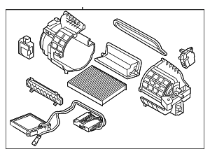 2015-2019 Kia Soul EV Blower Assembly 97200-E4000 | TascaParts.com