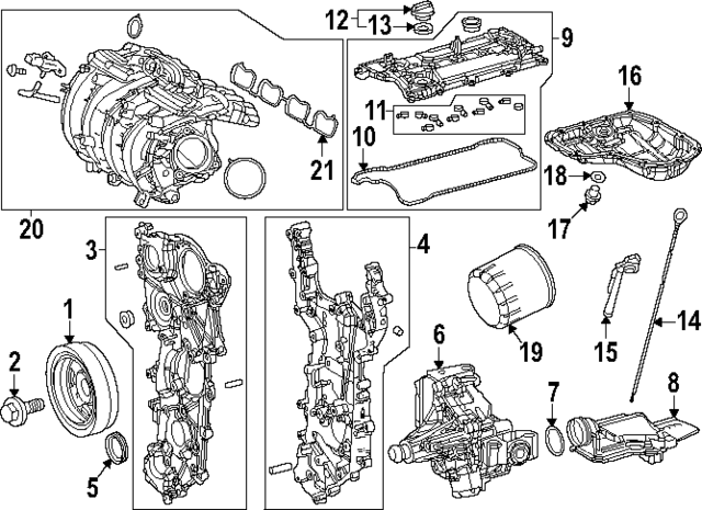 2019-2024 Toyota Oil Pump 15100-F2010 | OEM Parts Quick