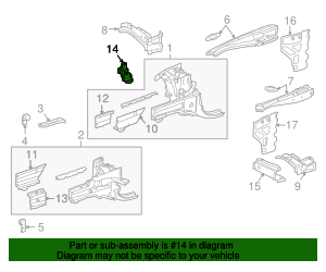 2010-2015 Mercedes-Benz Lower Cross-Member 204-620-50-34 | MB OEM Parts