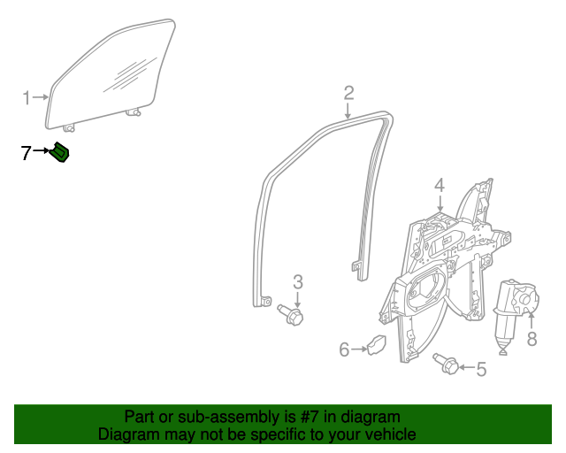 2007-2021 Ford Fender Liner U-Nut W708991S439 | NewAutoParts.com